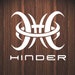 Hinder Logo Car Decal - Etsy