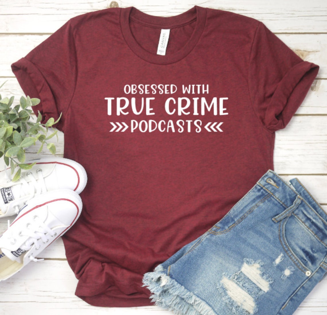 Obsessed with true crime podcasts shirt true crime shirt | Etsy