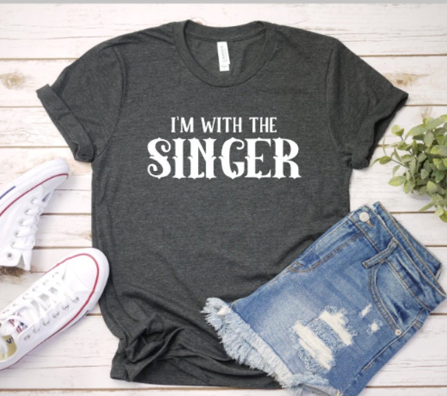 With the singer shirt music shirt rock and roll shirt | Etsy