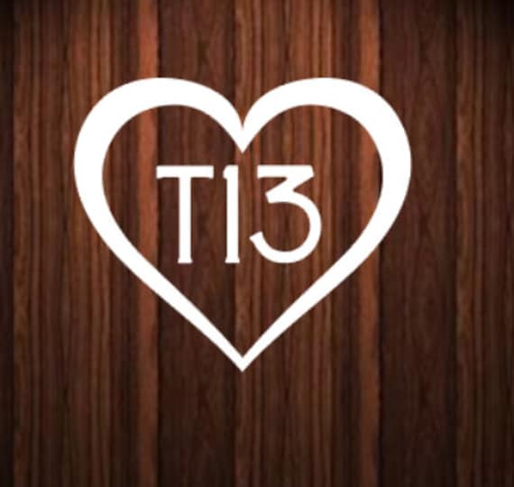 Trisomy 13 Decal T13 Trisomy 13 Awareness Patau Syndrome | Etsy