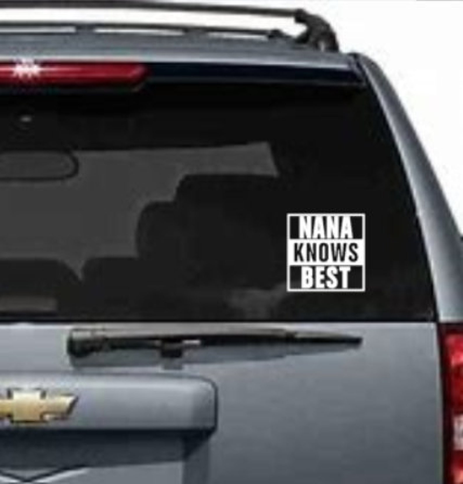 Nana Knows Best Decal Nana Car Decal Laptop Decal Nana Gift | Etsy