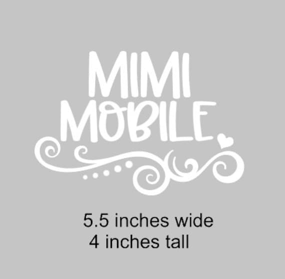 Mimi Mobile Decal Mimi Gift Happiness is Being a Mimi Car - Etsy