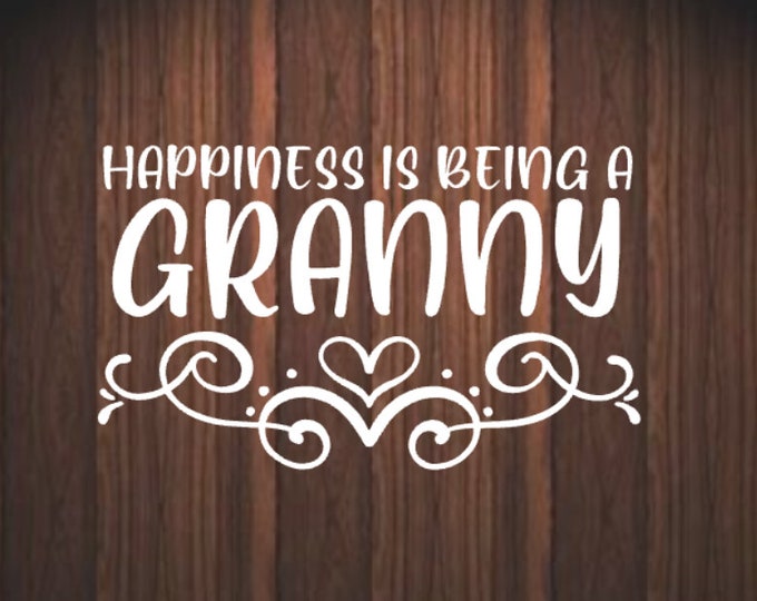 Granny Decal / Granny Sticker / Grandma Car Decal / Grandma Car Sticker ...
