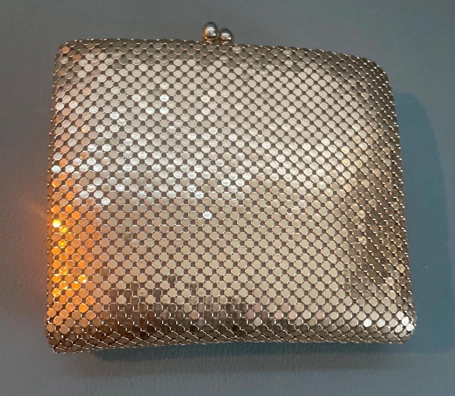 1970’s/1980’s Whiting and Davis Gold Mesh Wallet - Etsy