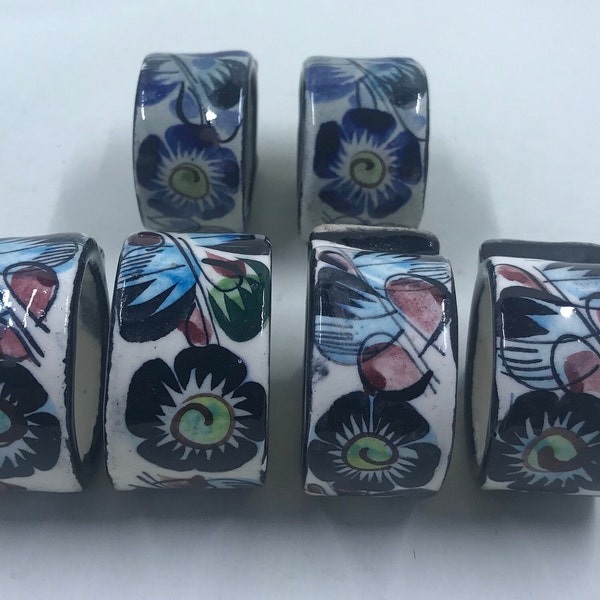 Pottery Napkin Rings - Etsy