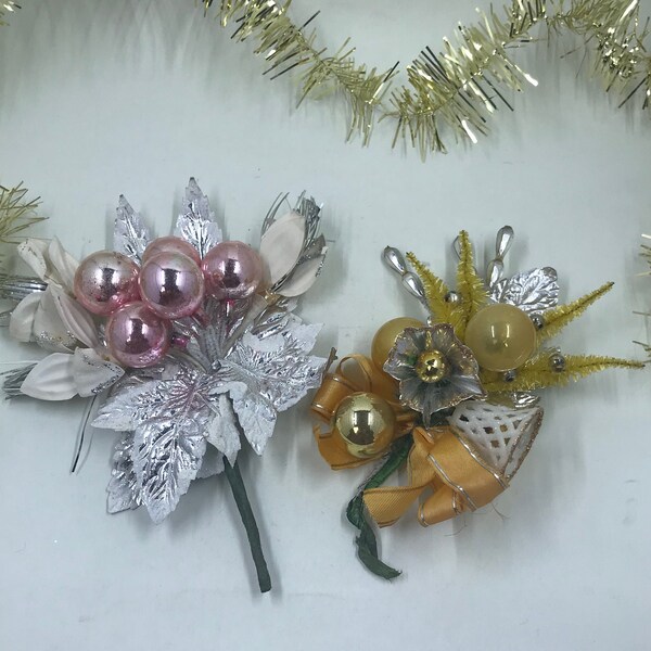 Vintage Christmas Corsage - Etsy