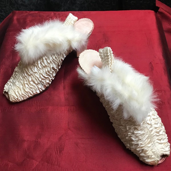 Satin Slippers - Etsy