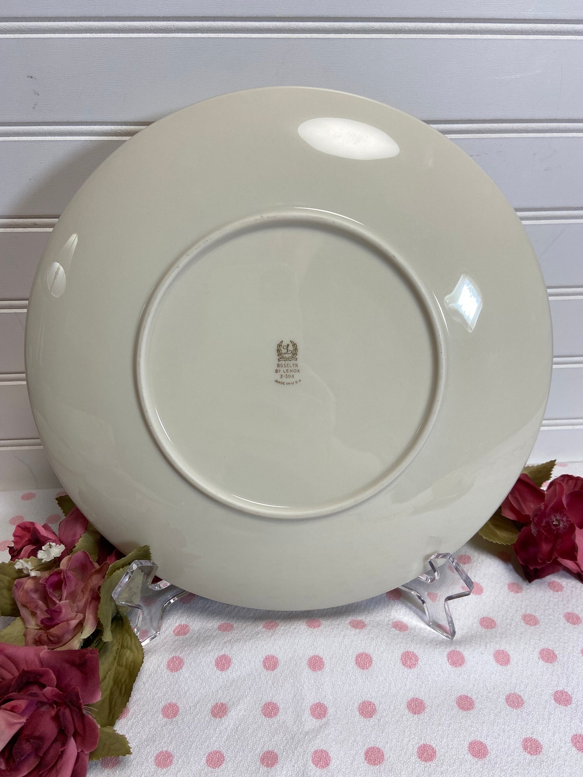 LENOX 'ROSELYN' China Pink Rose 5 Piece Place - Etsy