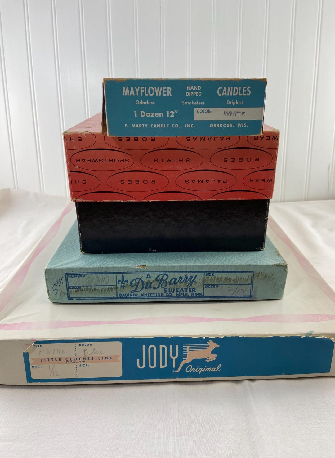 Vintage Empty Boxes, Jody Original Baby, Dubarry Baby, Big Top Shoes ...