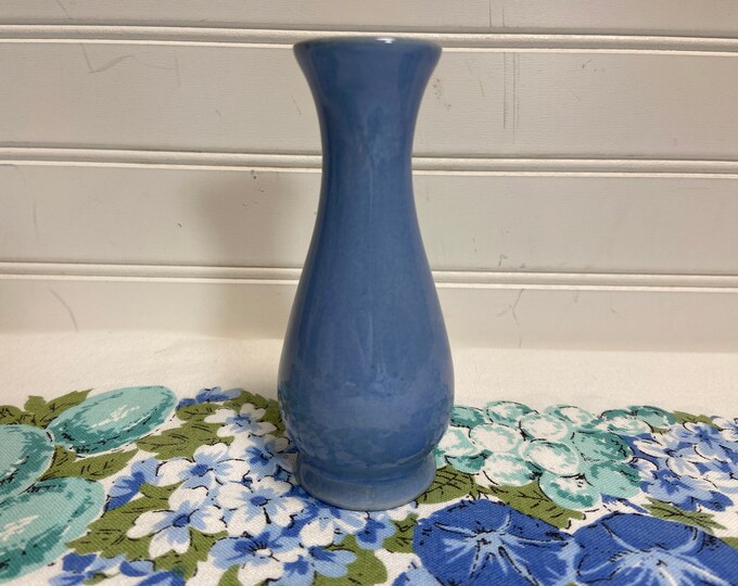 ROSEMEADE POTTERY Blue Bud Vase Signed, Vintage, North Dakota Art ...
