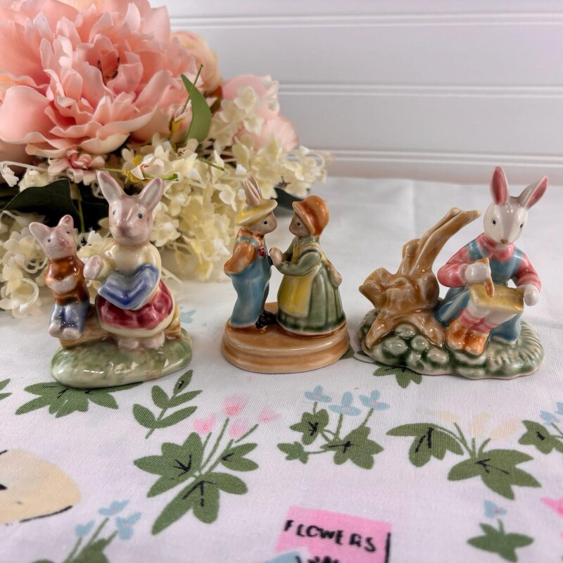 Kessler Bunny Figurines - Etsy