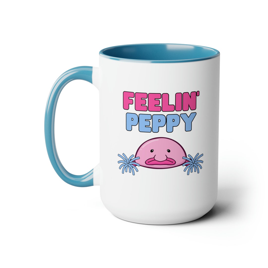 Geek Gift Mug Tea Coffee Hot Chocolate Mug, 15oz Peppy Blobfish - Etsy