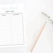 Baby Shower Gift Log, Baby Gift Tracker, Baby Shower Gift + Giver Log ...