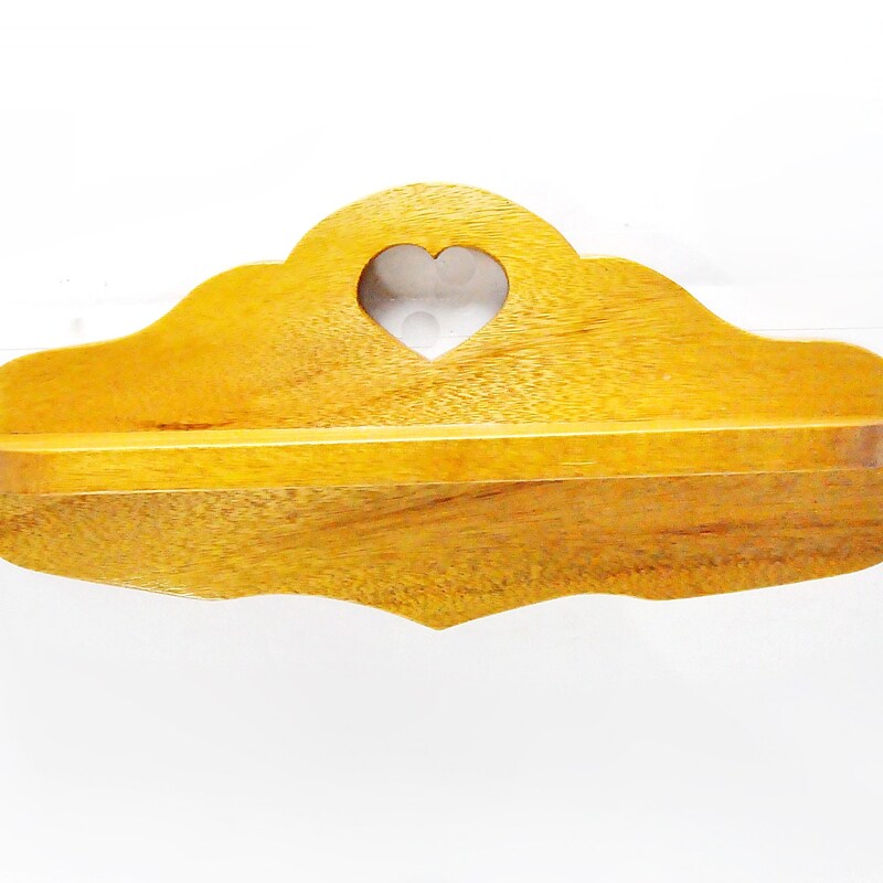 Wood Heart Shelf - Etsy