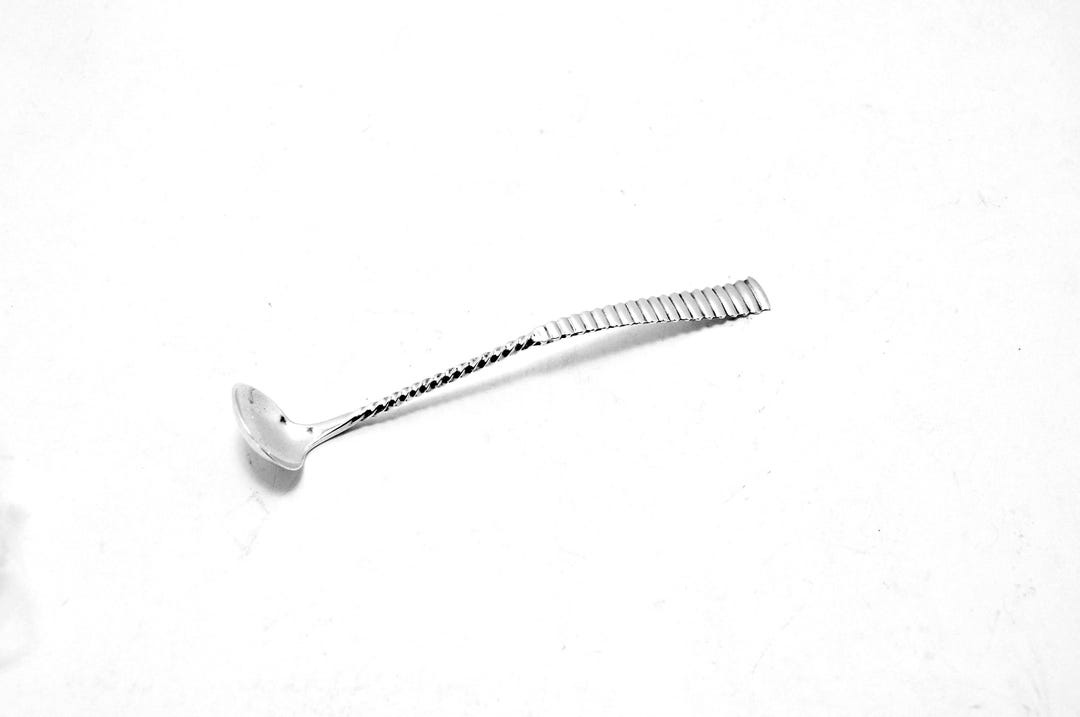 Rand and Crane Antique Sterling Silver Condiment Spoon With Gilded Bowl ...