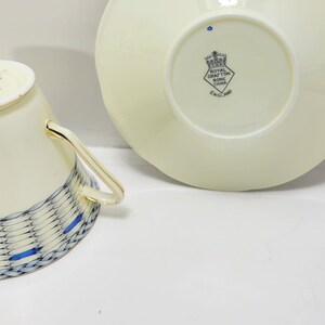 Royal Grafton Tea Cup, Basket Weave raffia Pattern, Made in England - Etsy