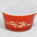 Pyrex Red Orange Wheat Casserole Dish Made in Corning New - Etsy