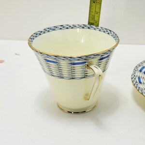 Royal Grafton Tea Cup, Basket Weave raffia Pattern, Made in England - Etsy