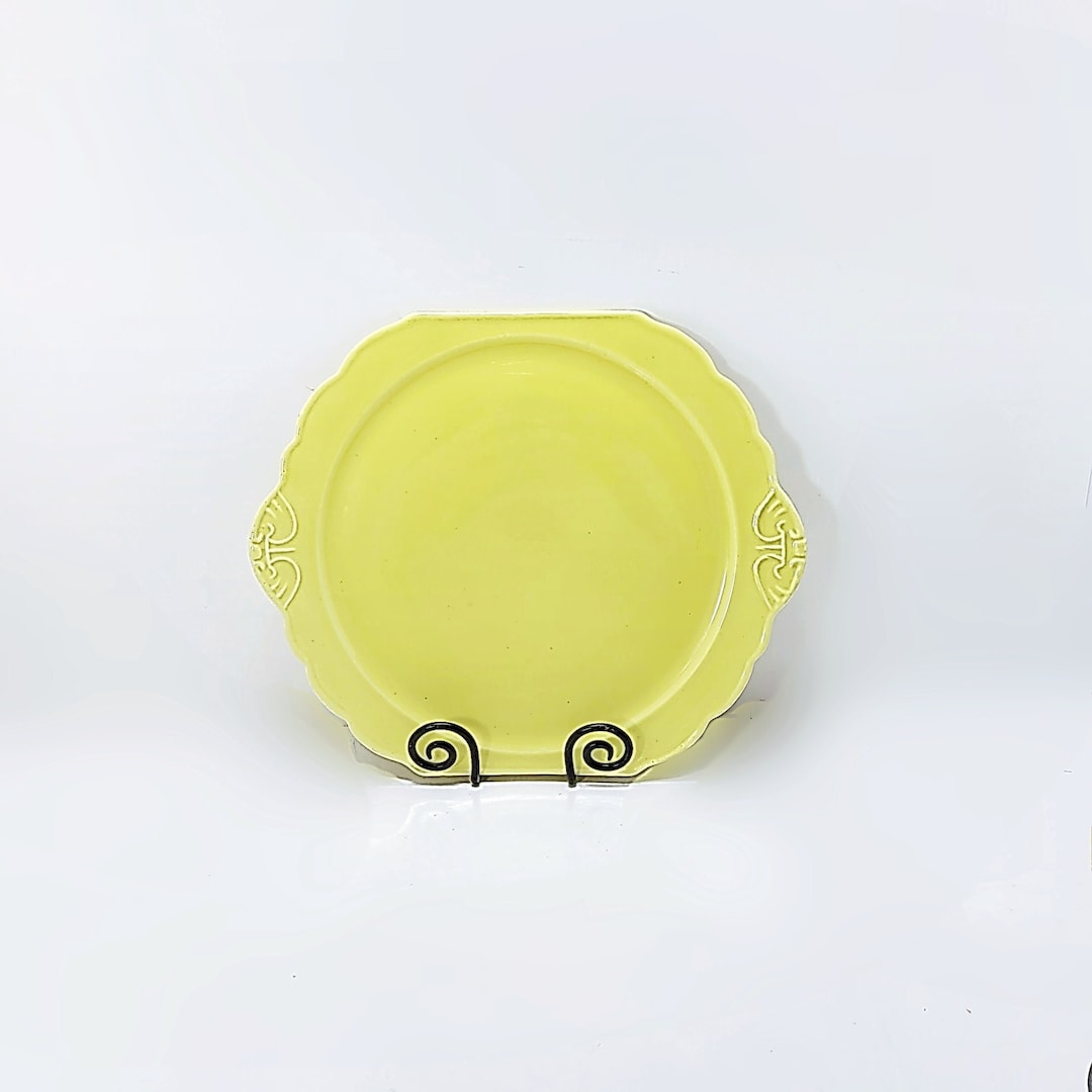 Art Deco Pottery Plate Made by Medalta Pottery Medicine Hat - Etsy