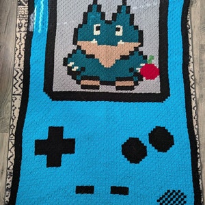Pokemon Inspired Crochet Blanket PATTERN - Munchlax - Etsy