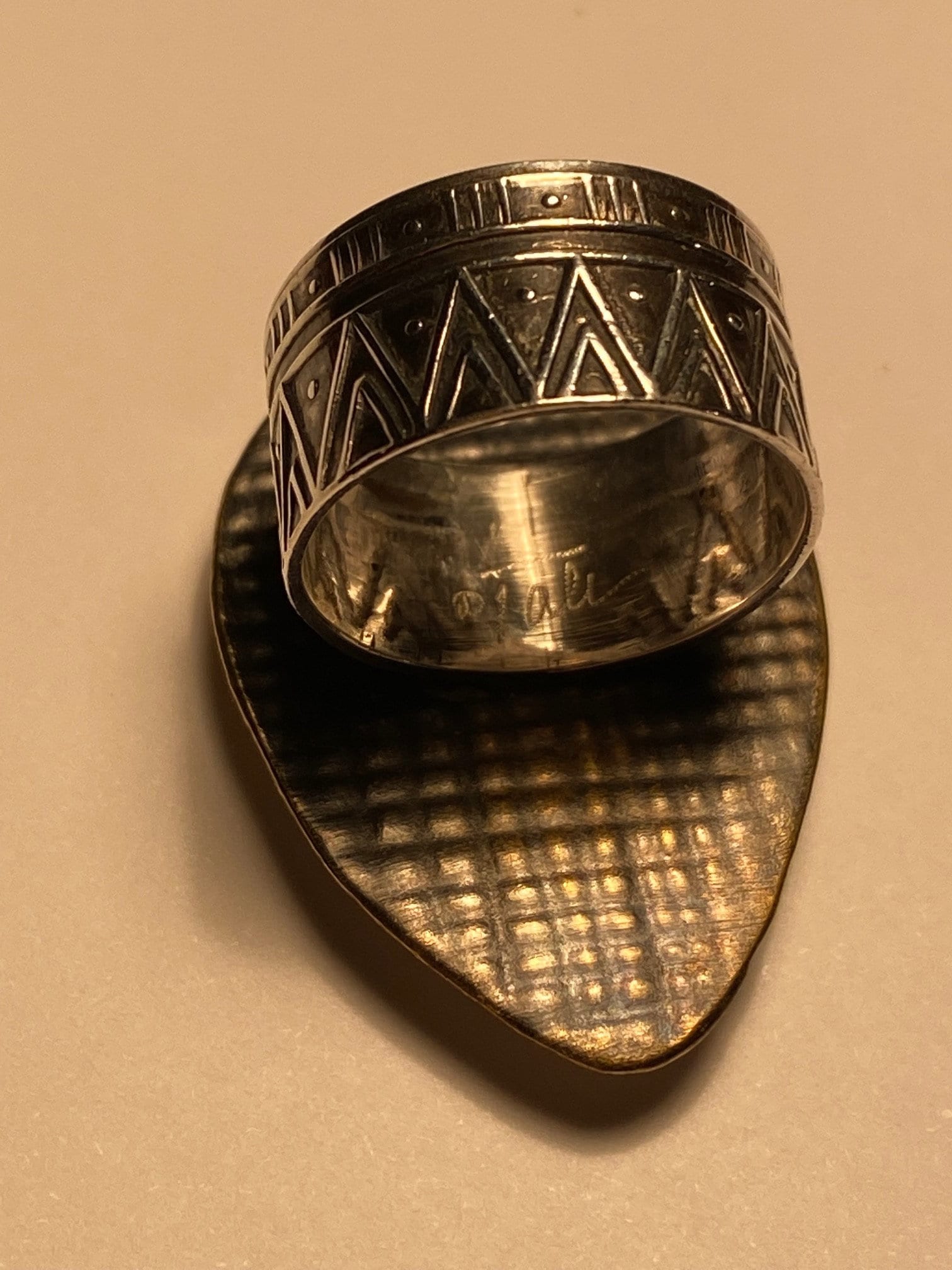 Vintage TABRA Sterling Silver and Brass Mixed Metals Gemstone Statement ...