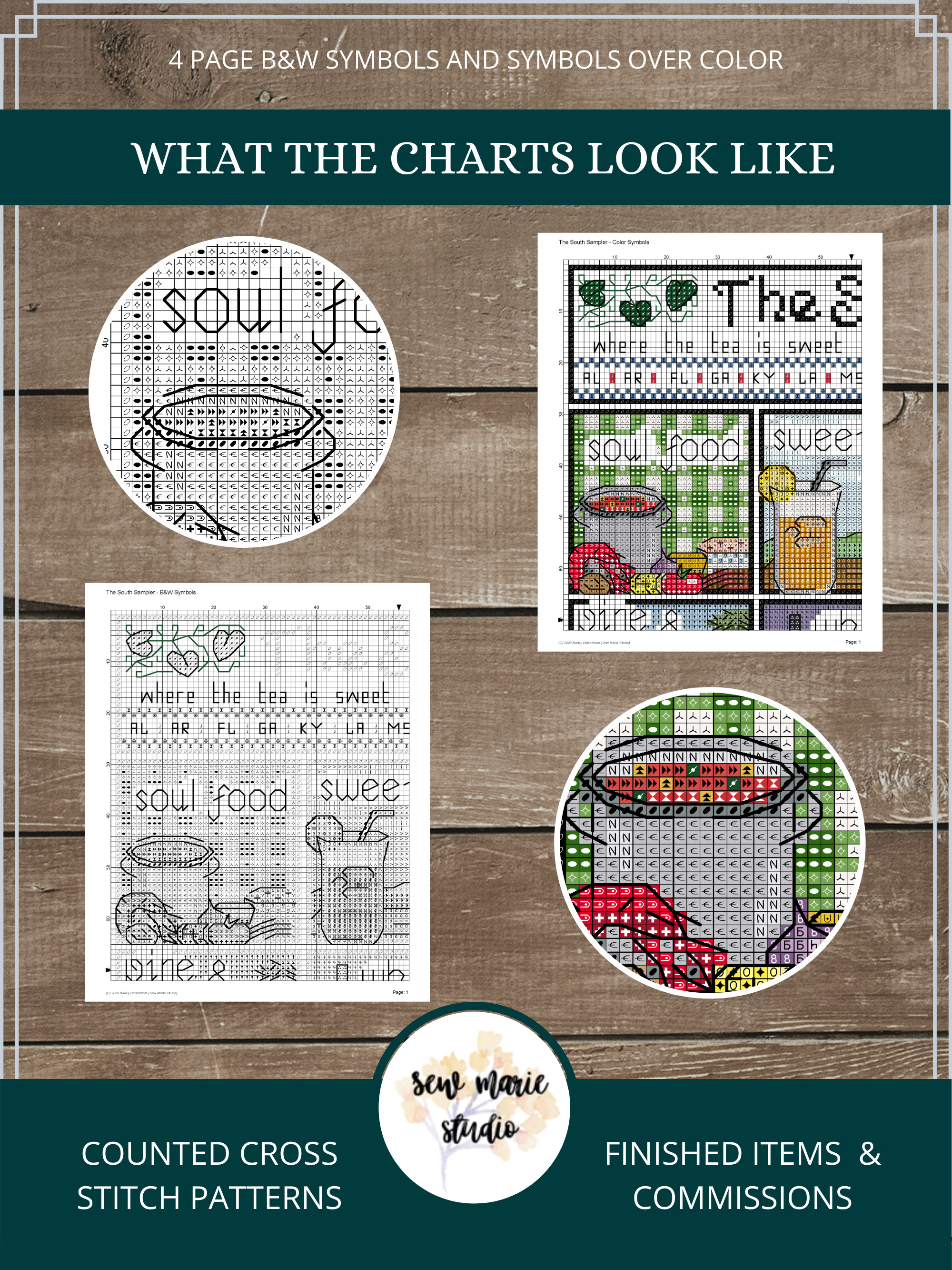 The South Sampler Cross Stitch Digital Download, Southern Region ...