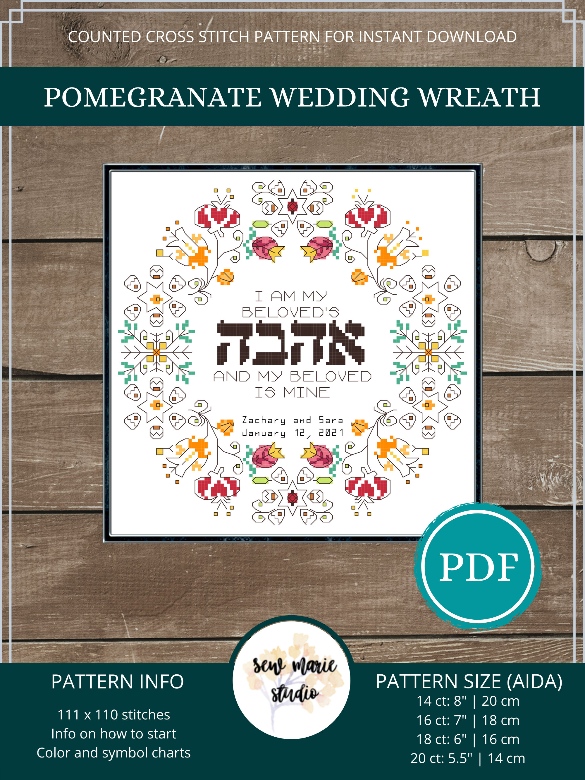 Jewish Stamped Cross Stitch Patterns
