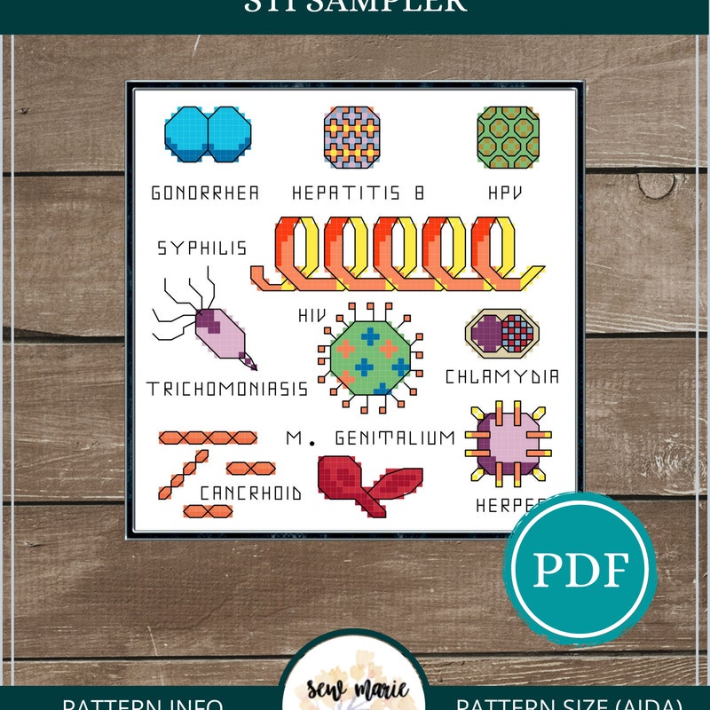 Science Cross Stitch - Etsy