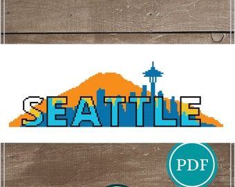 Pretty Little Seattle Printed Version Satsuma Street Modern Cross ...