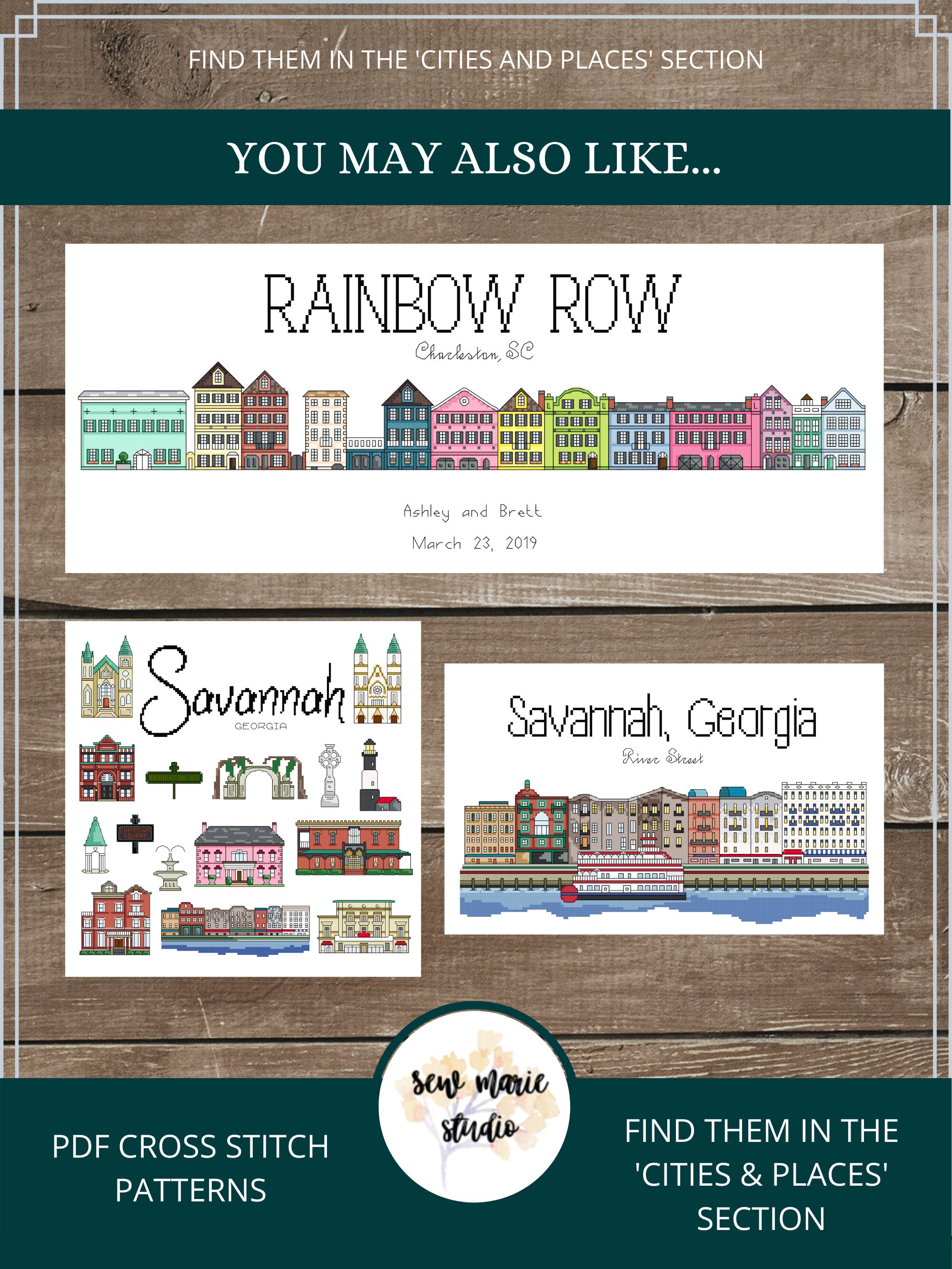 The South Sampler Cross Stitch Digital Download, Southern Region ...