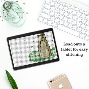 North Carolina Lighthouses Cross Stitch Pattern, Outer Banks (PDF ...