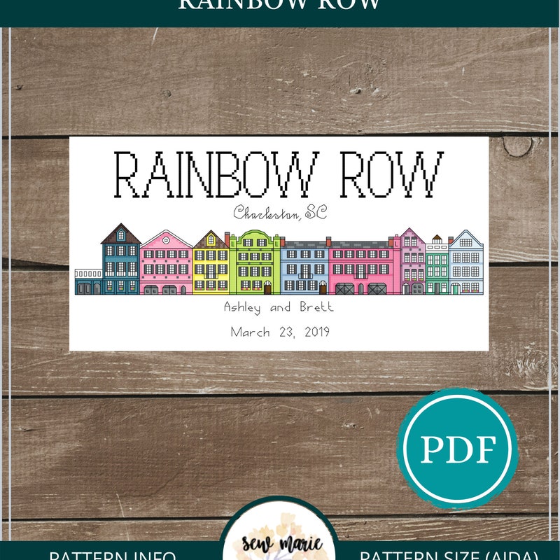 Rainbow Row - Etsy
