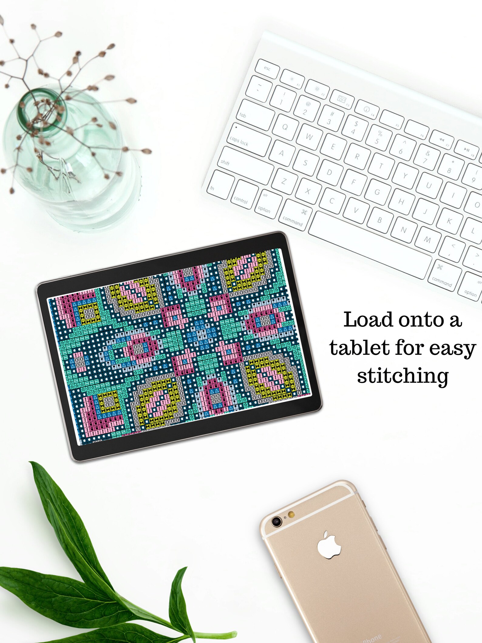 Bright Kaleidoscope Cross Stitch Pattern Digital Download | Etsy