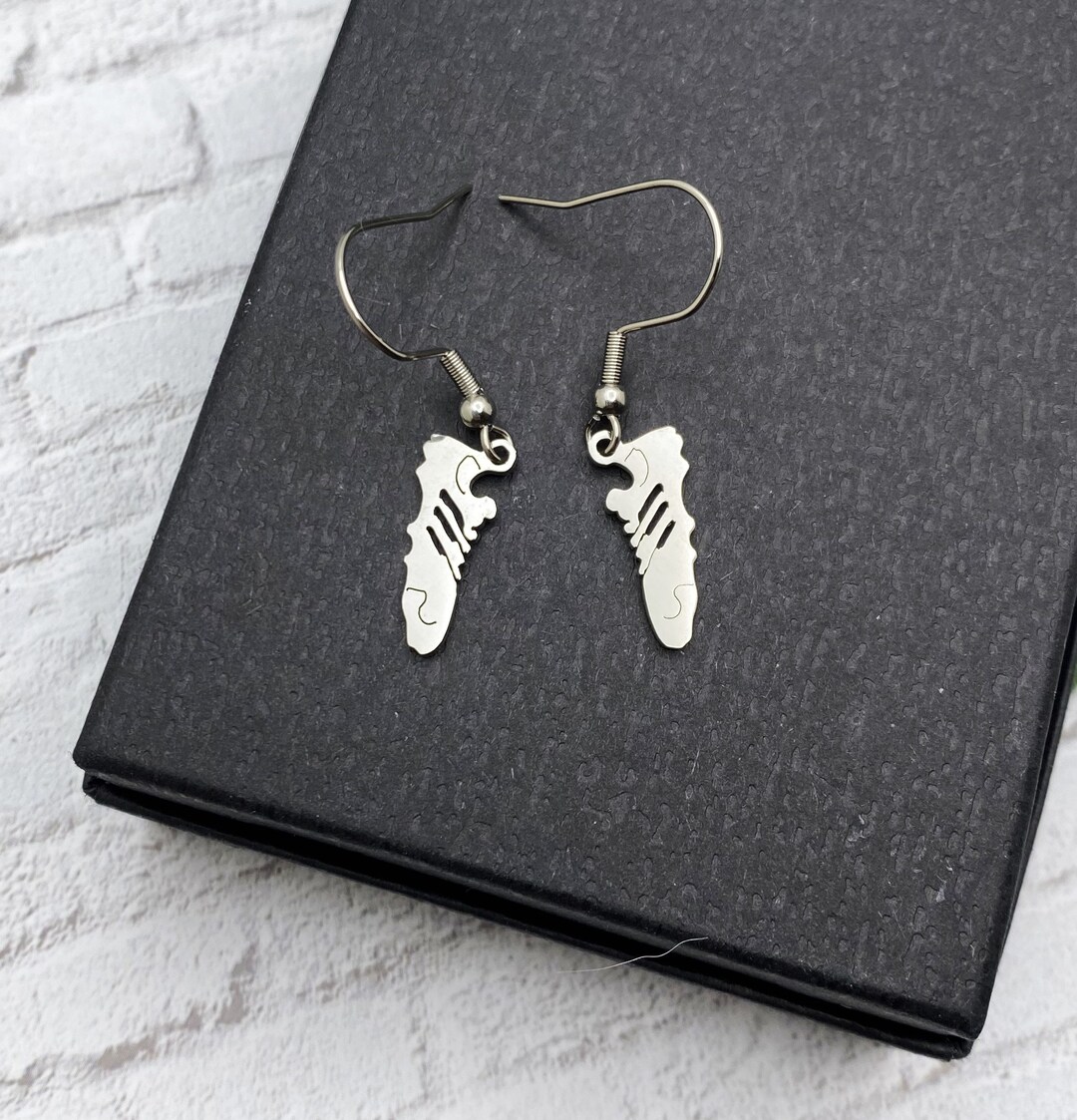 All Stainless Steel RUNNER EARRINGS on Stainless Earring Hooks or Posts ...