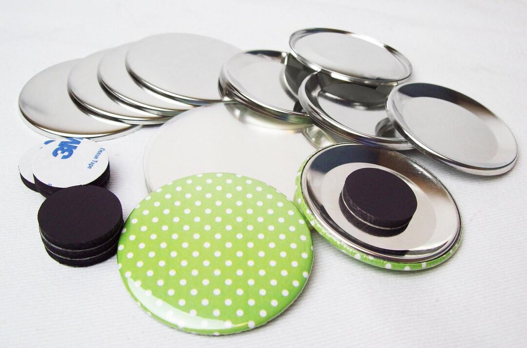 BAM Size 3" Magnet Back Button Parts - 250 Pcs - Etsy