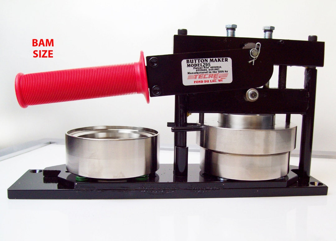 BAM Size 3" Tecre Button Maker Machine Model #295 - Etsy