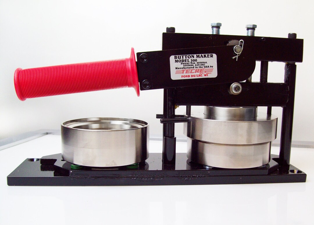 3" Tecre Button Making Machine - Model #300 - Etsy