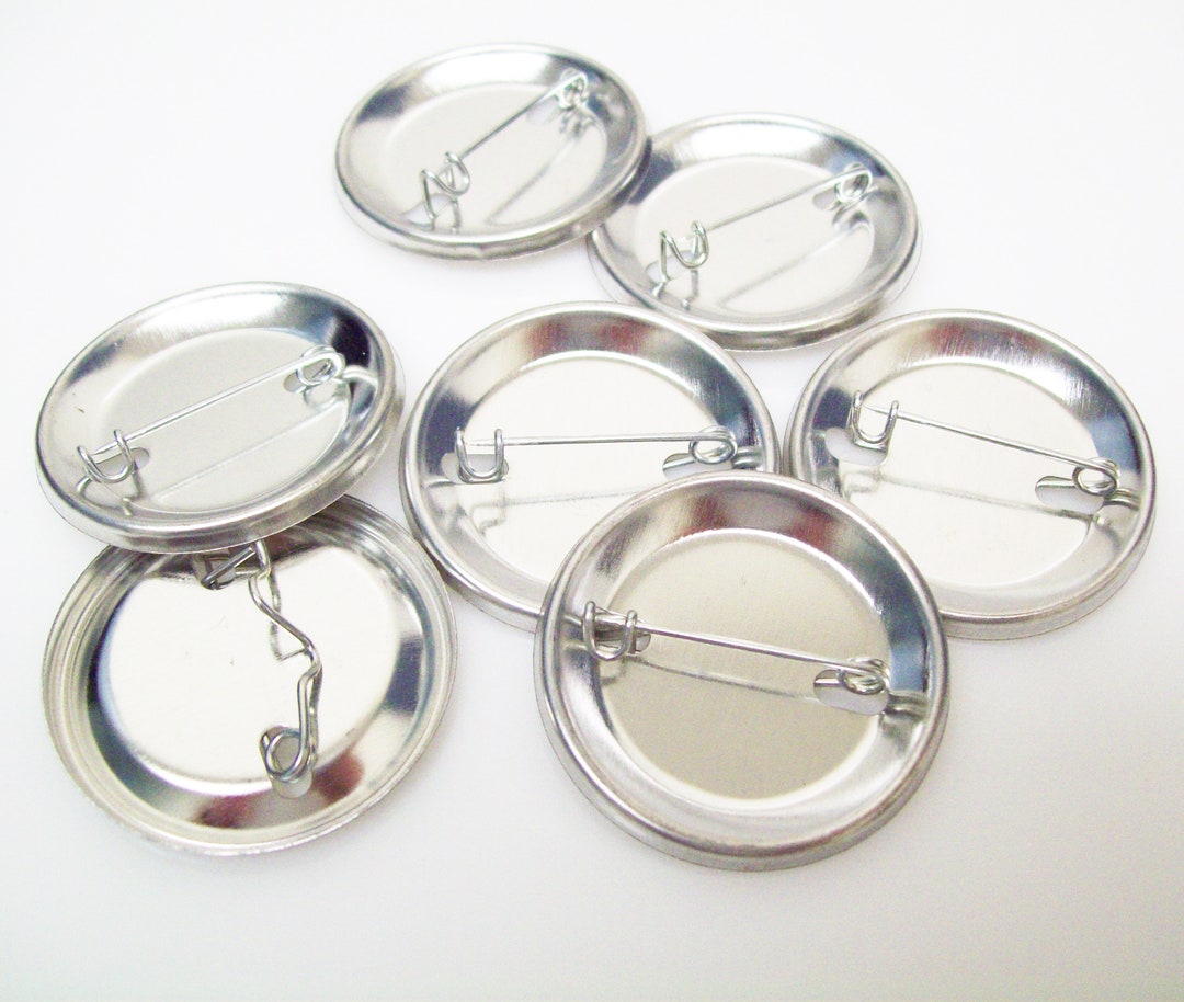 1.25 Inch Pin Backs ONLY 500 - for Use With Tecre 1-1/4" Button Maker ...