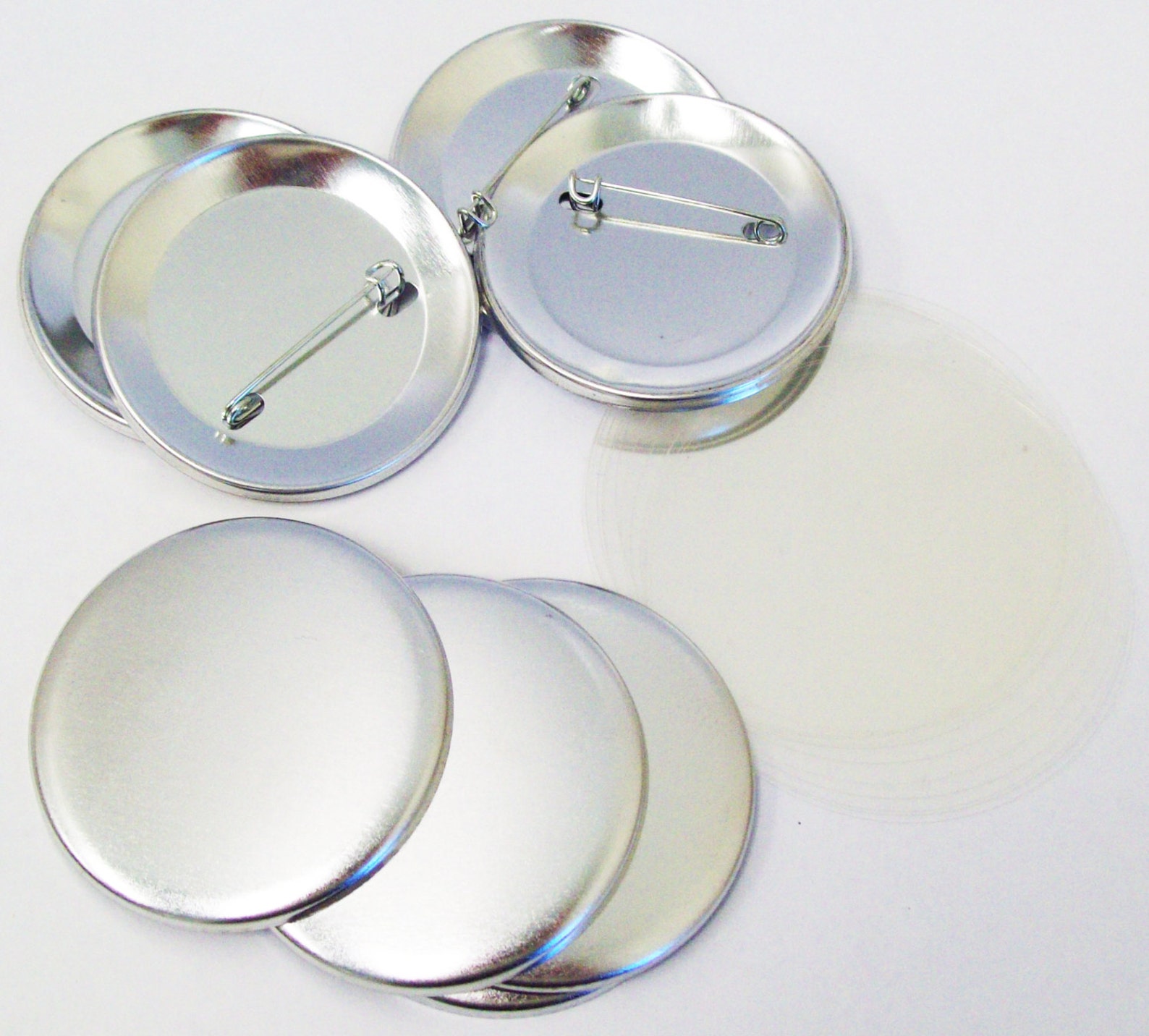 2-1/4” 2.25 Inch STANDARD Size Tecre Pin Back Button Parts – 100 Pcs - Etsy