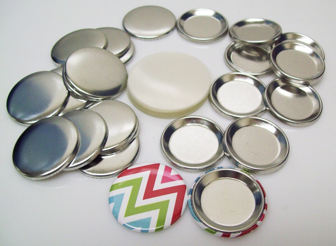 1-1/2" (1.50 Inch) Indented Back Button Parts for Button Maker Machines ...