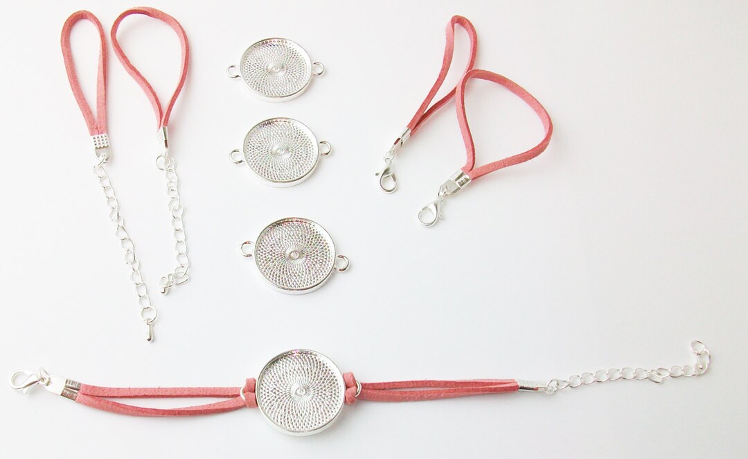 Bracelet Kits for 1" Buttons - 23 Mm Bezel - Enough to Make 100 ...