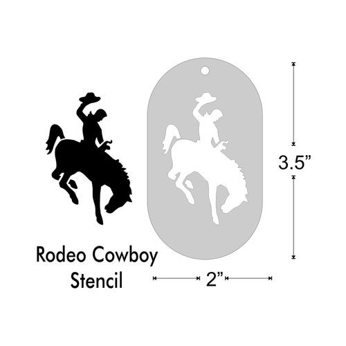 Rodeo Stencil - Etsy