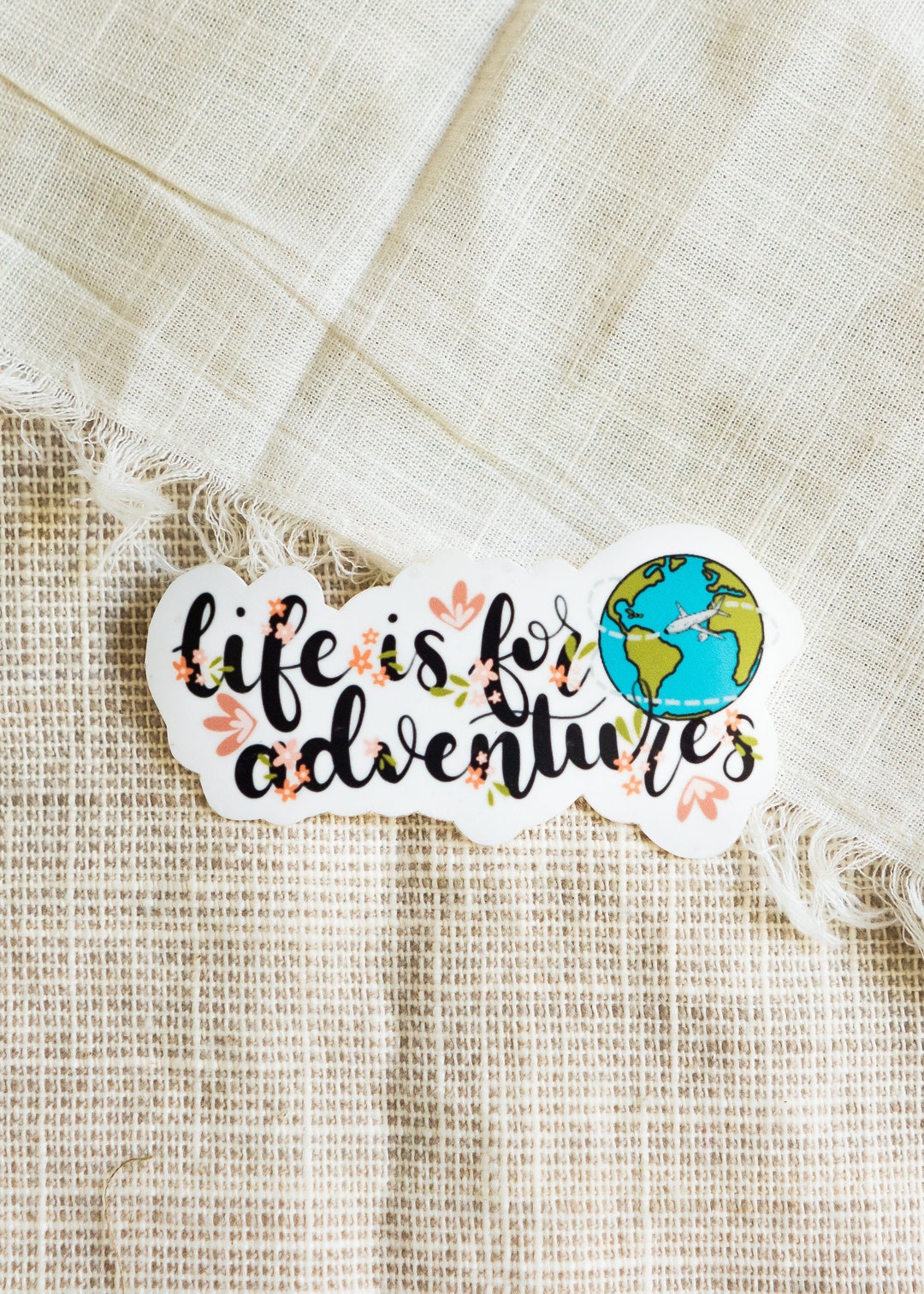Life is for Adventures Sticker for Water Bottle Vinyl Decal - Etsy