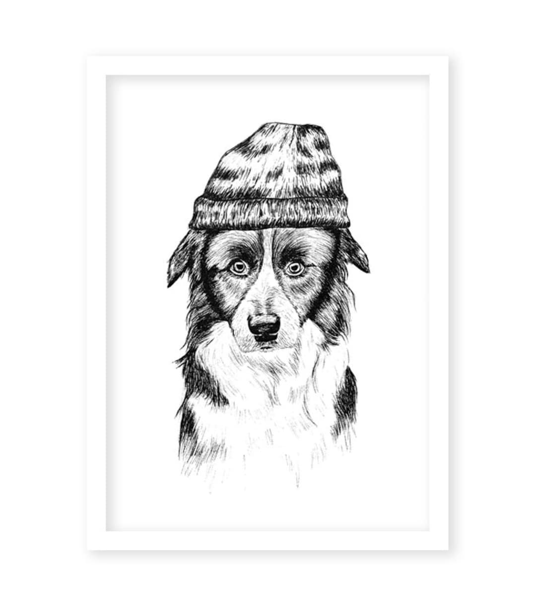 Flossie, Print From Original Ink Pen Illustration by Mona Barzandeh - Etsy