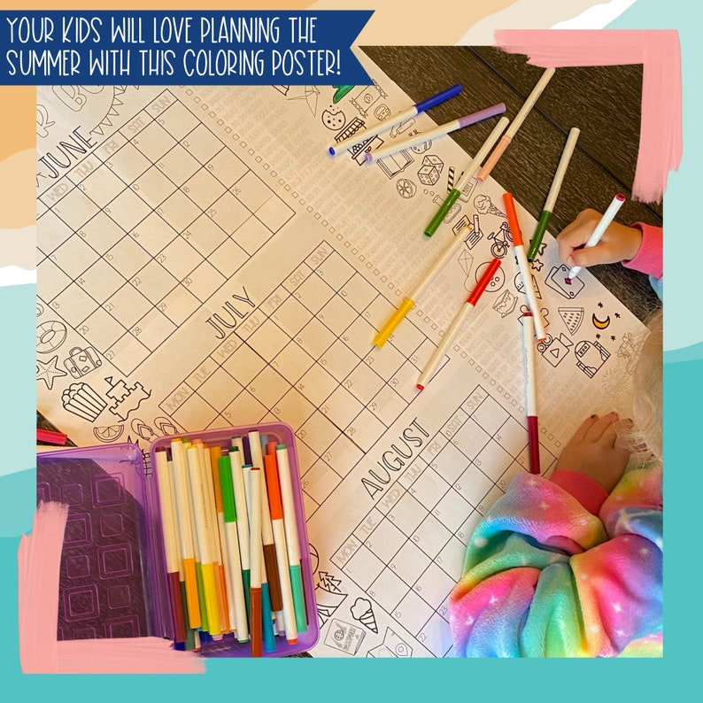 2025 Summer of Fun Bucket List Checklist Summer Activity Calendar ...