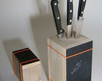 Small Knife Block - Etsy