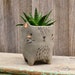Handmade Charcoal Grey Ceramic Henry Hamster Footed Planter - Etsy