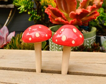 Toadstool Ornament - Etsy