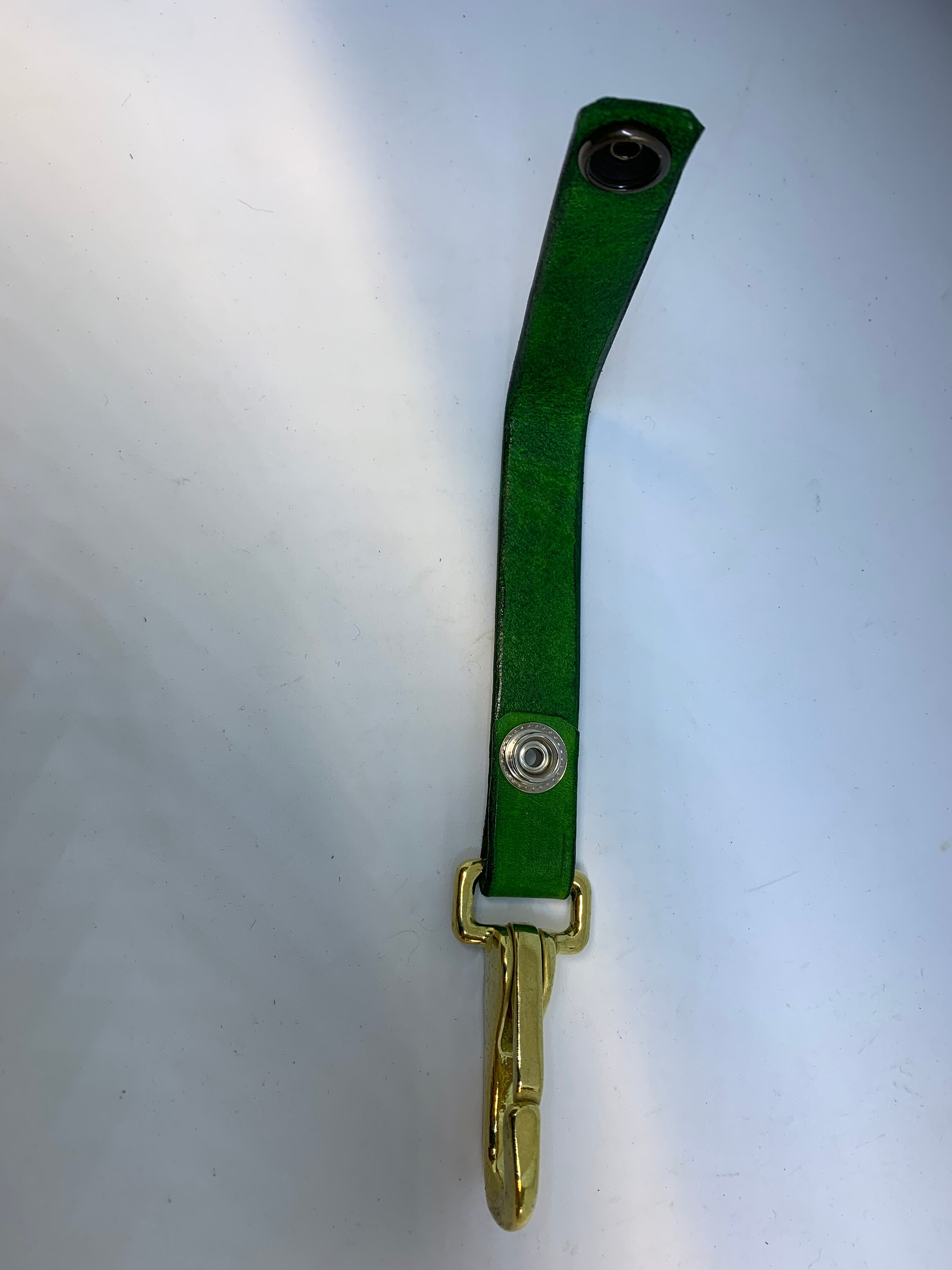 Keykeeper with Heavy Brass trigger and leather belt loop | Etsy