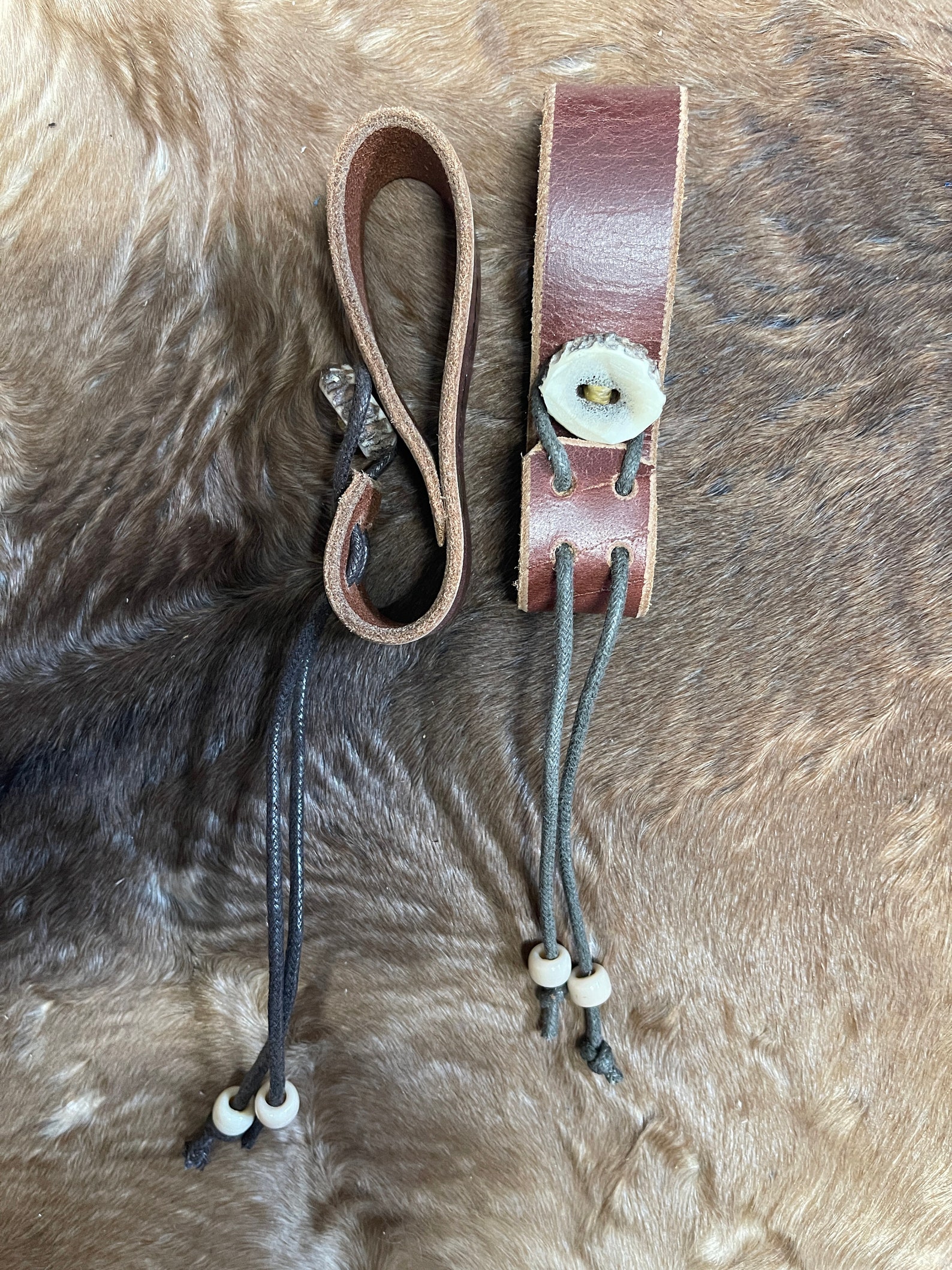 Leather and Antler Tankard Belt Loop Hanger Biker - Etsy